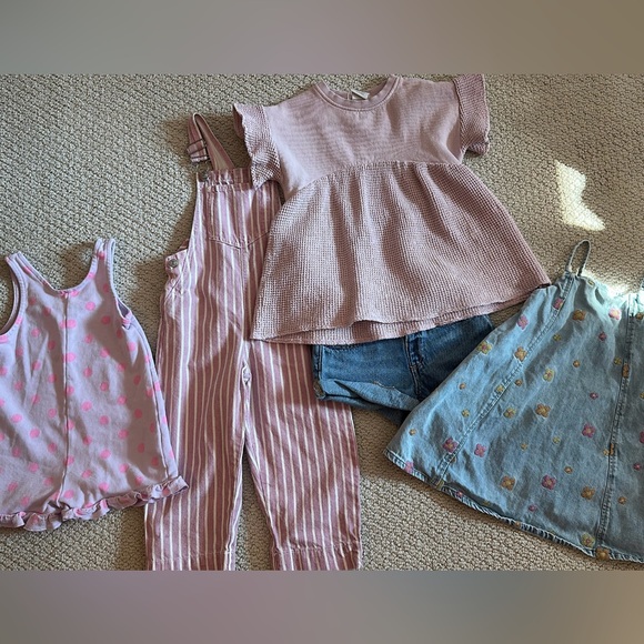 Zara | Matching Sets | Zara Kids Matching Set Pink And Blue | Poshmark